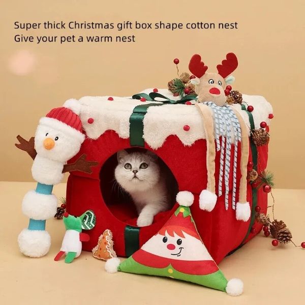 Christmas Tree Cat Bed ( LIMITED EDITION) – Barkermeow