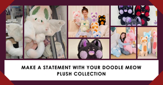Doodle Meow Cat Plush Doll – Barkermeow