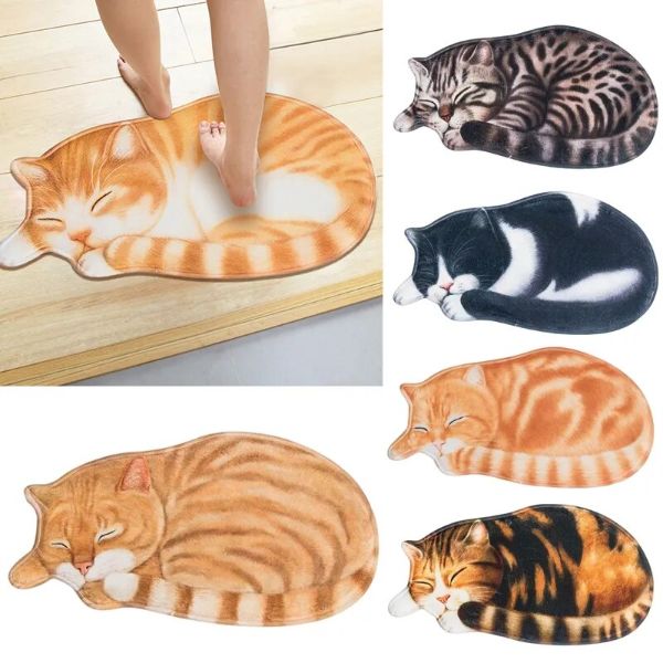 Living Room Cat Decorative Floor Mat – Barkermeow