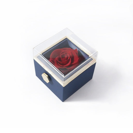 ROSEBOX Rotatable Preserved Rose Jewelry Box – Barkermeow