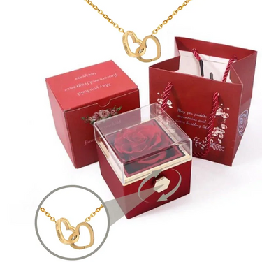 ROSEBOX Rotatable Preserved Rose Jewelry Box – Barkermeow