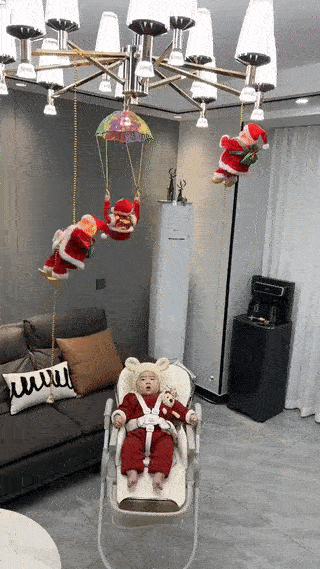 Climbing Santa Claus – Barkermeow