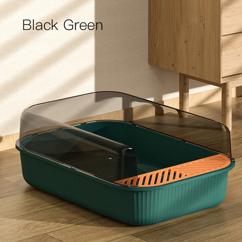 Mycatpuppyshop Large Capacity Cat Litter Box – Barkermeow